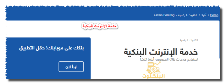 كيفية تفعيل CIB OTP Token خدمة الرقم السري المتغير CIB - البنكنوت